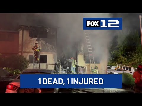 Deadly fire burns through 2 stories in Hazel Dell apartment building