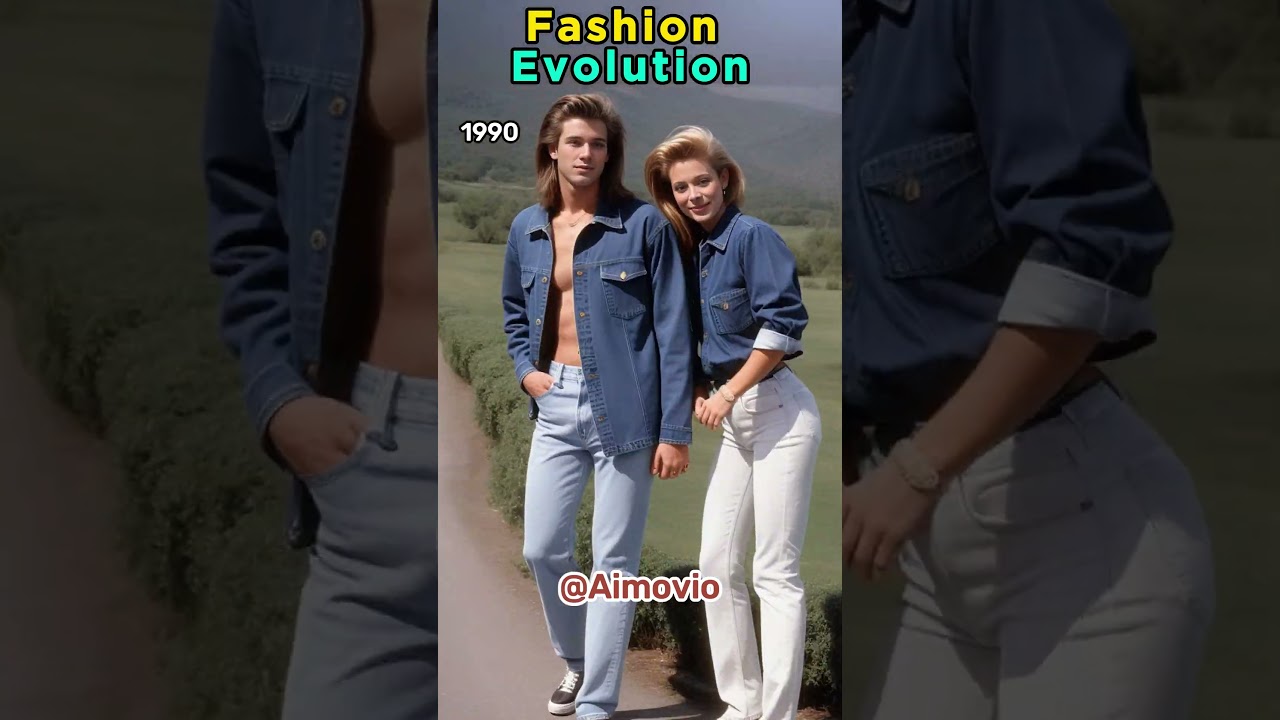 Men's and Women's Fashion evolution 1900 - 2023 #evolution #fashion #ai #artificialintelligence