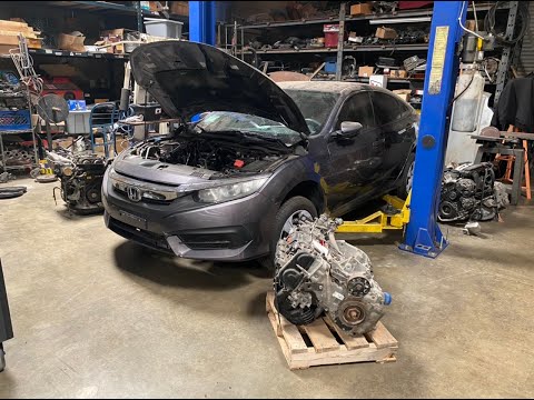 HOW GOOD IS A LKQ, JUNK YARD, MOTOR FROM EBAY? 2016 Honda Civic JUNK YARD MOTOR.