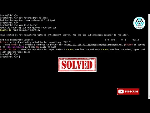 Yum Repository Error in RHEL | Yum Error in Linux | Yum Repository [SOLVED]