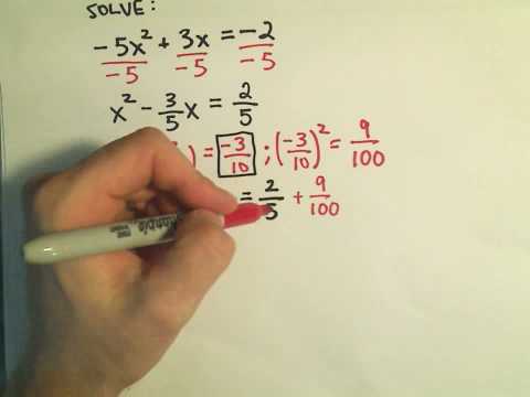 Completing the Square to Find Complex Roots - Expii