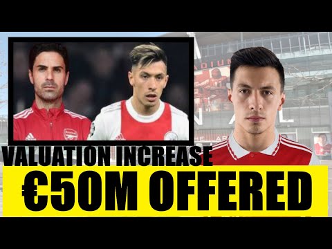 BREAKING: Gunners raise Martinez bid with fourth deal 'all but completed | ARSENAL FOOTBALL CLUB