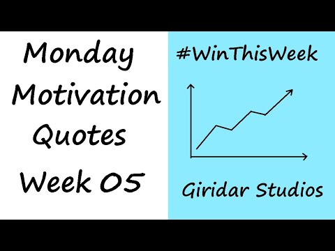 Monday Motivation Week 5 | Top 10 Quotes | Transform your life | Giridar Studios