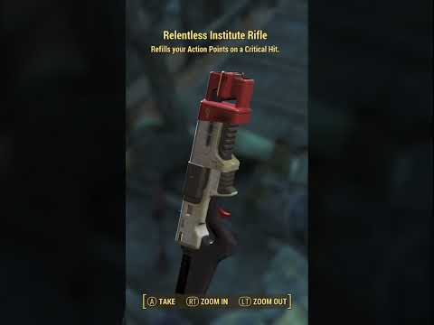 I wish this Legendary Institute Rifle was a normal energy weapon(instead of being plastic) #fallout4