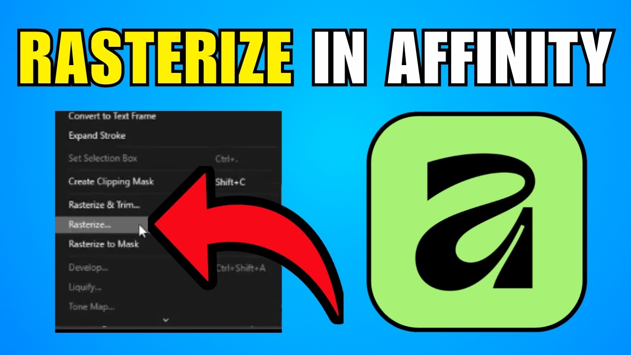 How To Rasterize In Affinity Designer (2026) (Best Method)