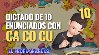 oraciones con ca co cu - Educatics