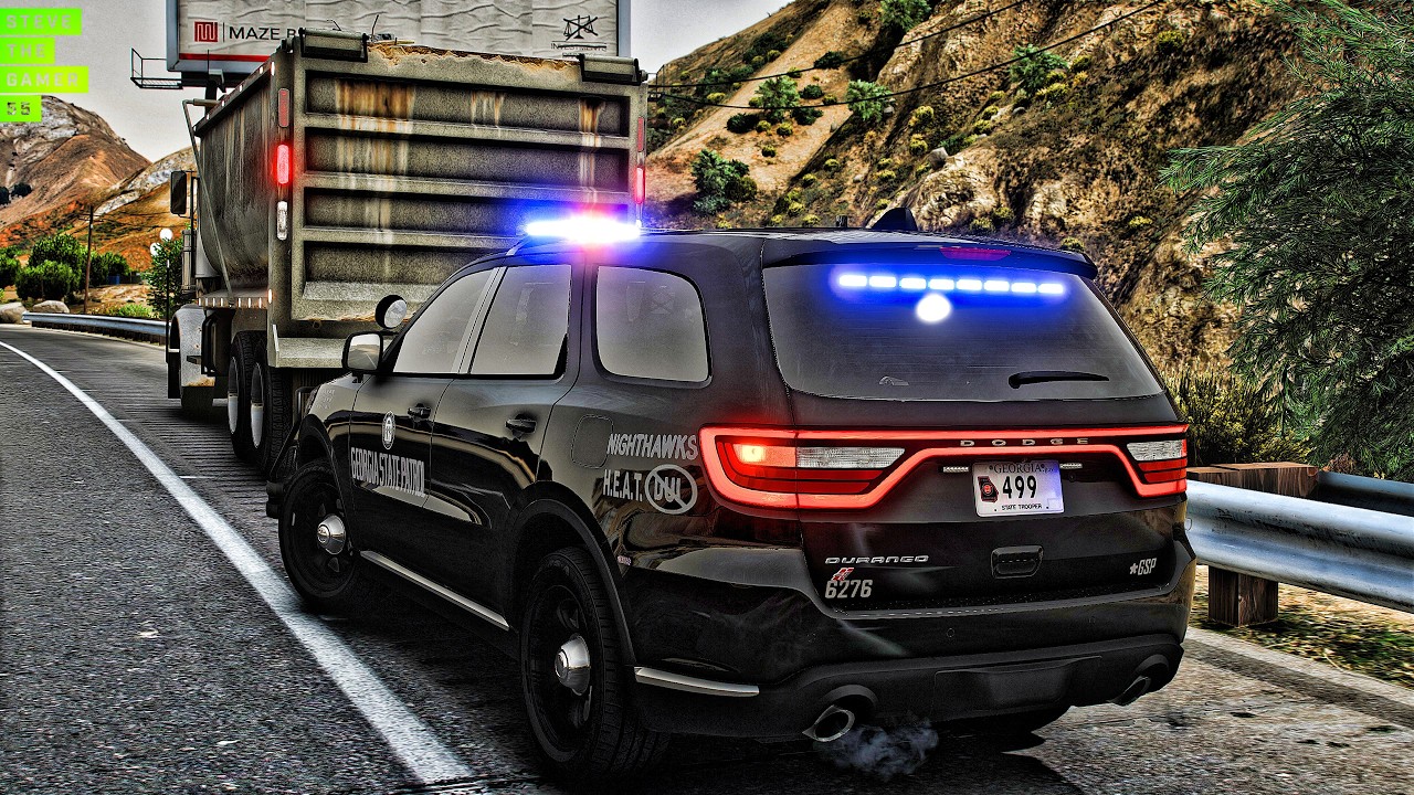 GSP Takes Over the Highway 🚔 | LSPDFR Patrol with DOT Durango! (GTA 5 Mods)