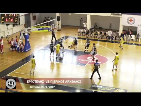 Πανελλήνιο Εφήβων: ΓΣ Εργοτέλης – ΣΦΚ Πιερικός Αρχέλαος (Live ...