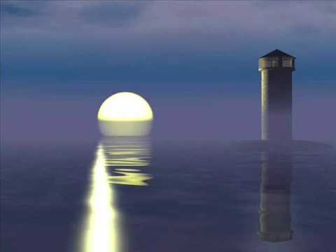 POV-Ray - zachod slonca nad oceanem