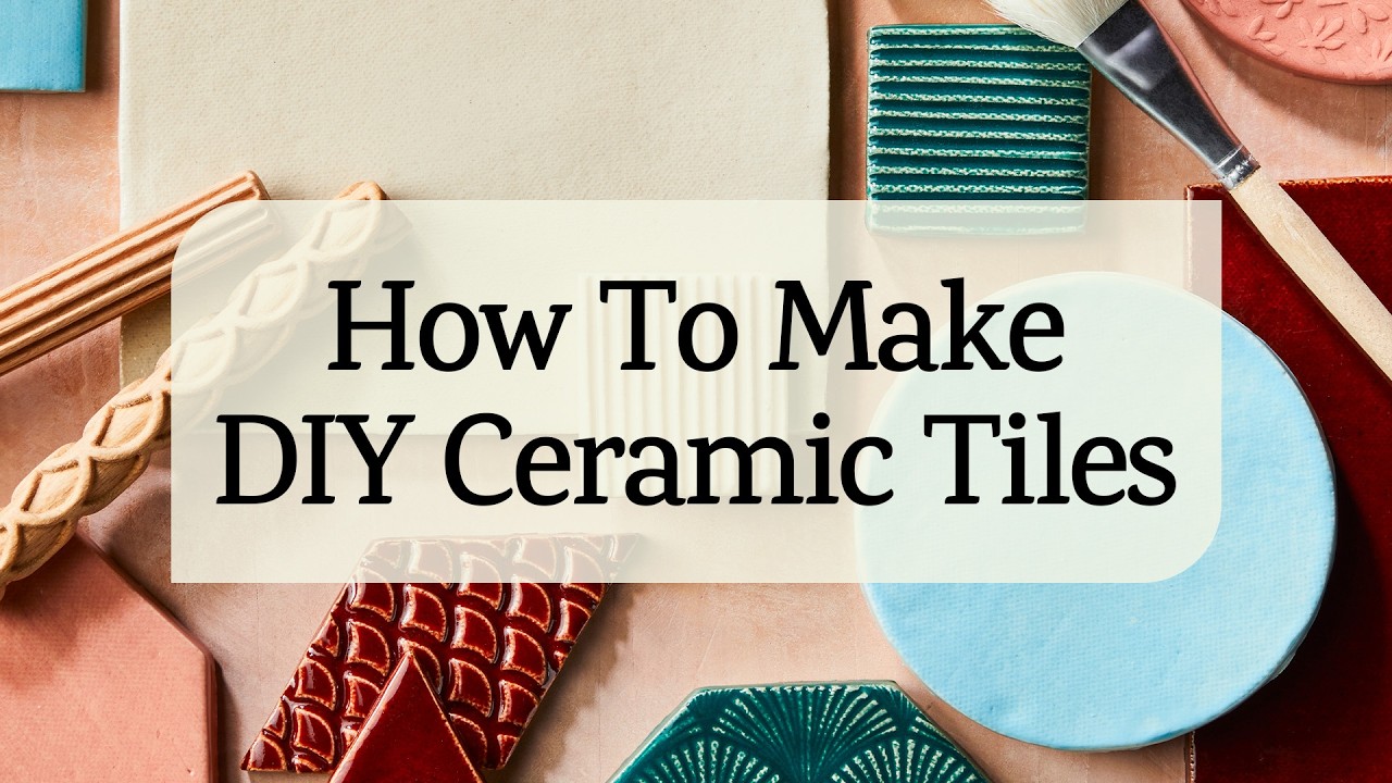How to make DIY Ceramic Tiles