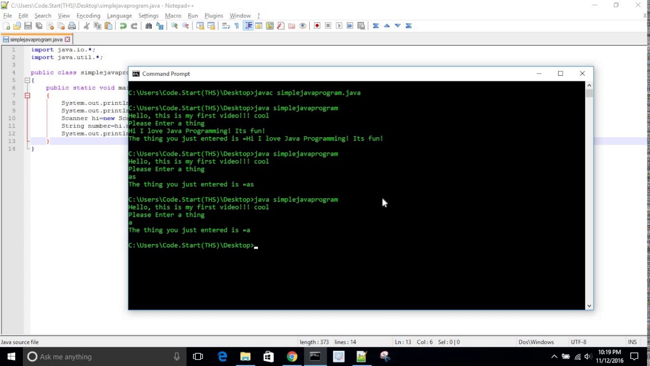 Using Various Data Types With Scanner
