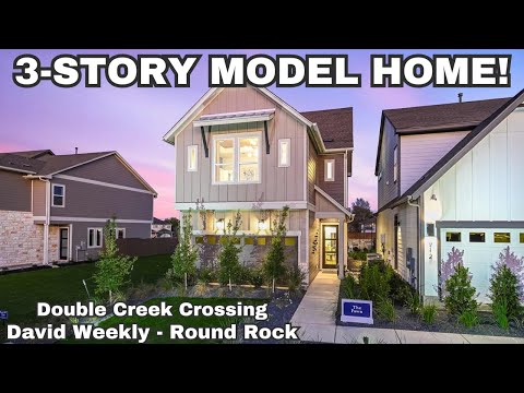 Inside a Stunning 3-Story Home by David Weekley in Round Rock TX!
