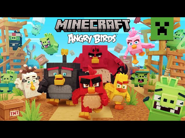 Minecraft x Angry Birds crossover: Release date, time, features, and more