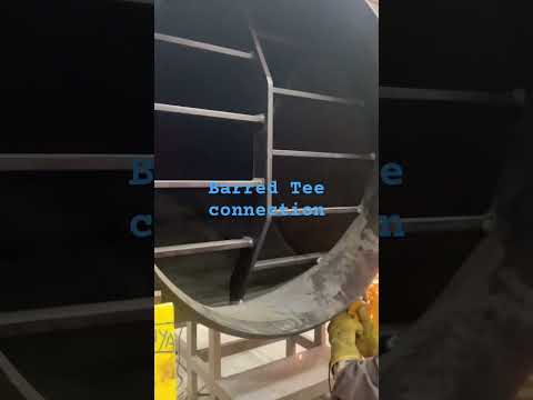 Barred Tee on piping system #barredtee #piper