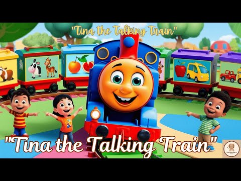 Tina the Talking Train | Fun Word Learning Rhyme for Kids