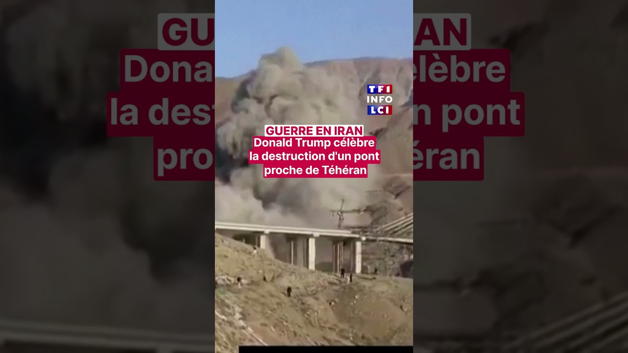Trump celebrates the destruction of a bridge in Iran; 8 dead and 95 injured according to Tehran |...