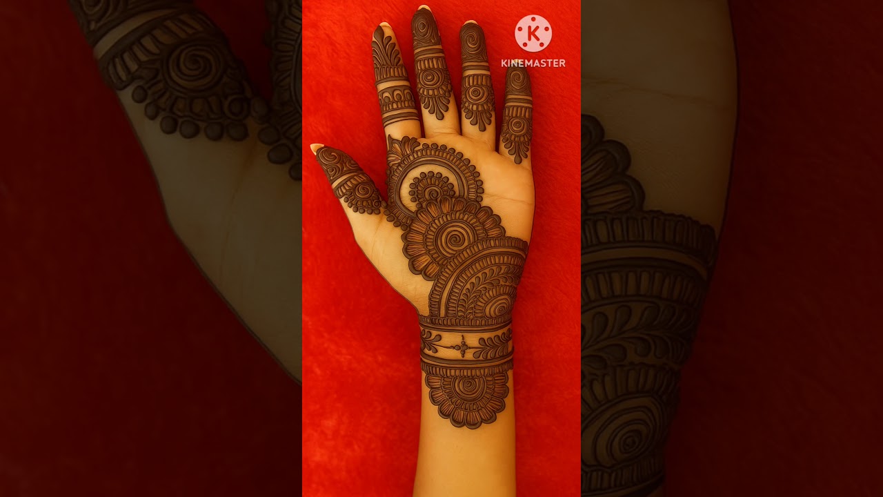 beautiful bridal Mehndi Design #bridalmehndi