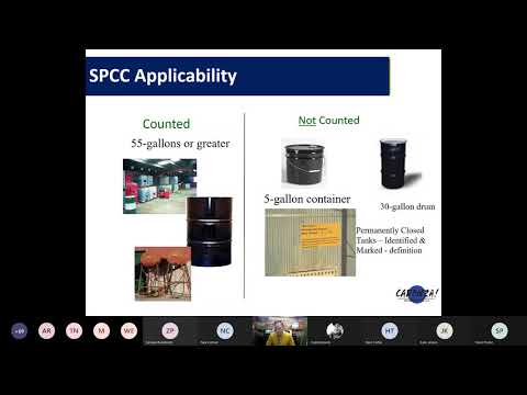 Webinar 19 - John Wigger - Cadenza Environmental - SPCC Essentials and Updates
