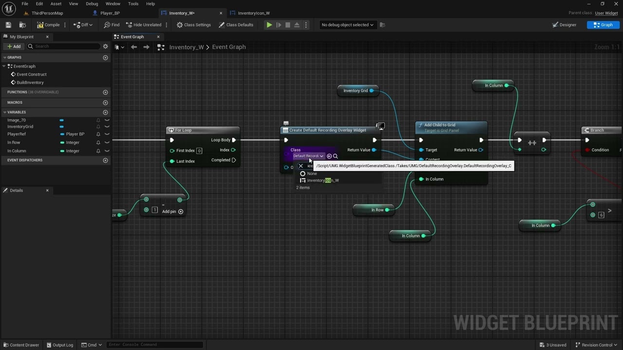 Creating an Inventory System in Unreal Engine 5: Pickup Items and Displaying Them | Galaxy.ai