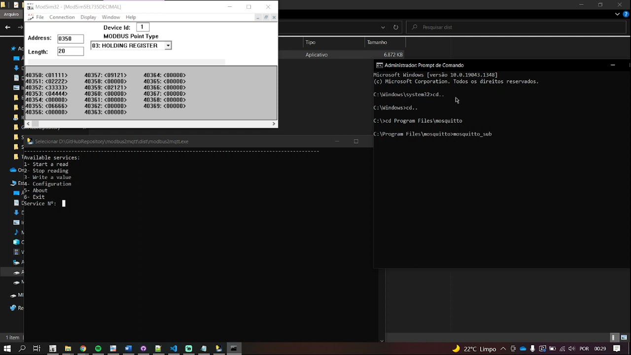 Modbus2MQTT #Gateway - #Python