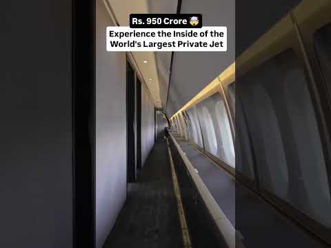 Rs. 950 Crore Boeing 767 Private Jet | Inside the World’s Largest Luxury Sky Palace ✈️
