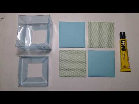 👑♡✏️MI TUTORIAL✂️♡COMO HACER UNA CAJA TRANSPARENTE DE PET RECICLADO Botella de plástico💋MÉXICO 2024