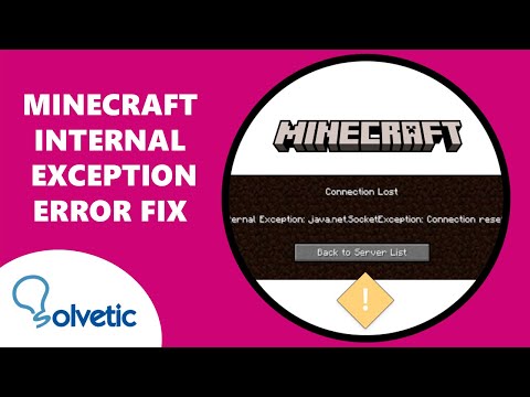 MINECRAFT INTERNAL EXCEPTION Java net Socketexception Connection Reset ✅ FIX ✅