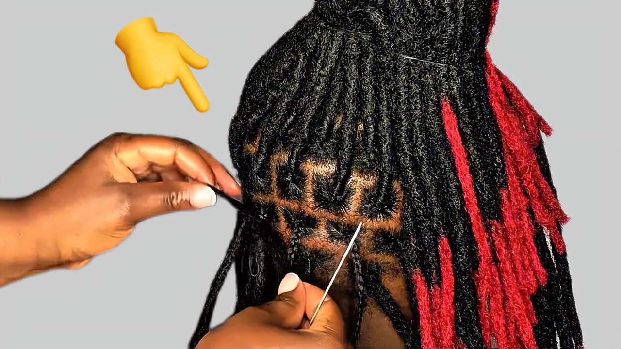 Three-Different Ways To Fix & Unfix Artificial Dreadlocks For Natural Hair