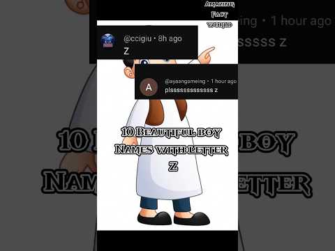 10 beautiful boy names with letter Z #Z #muslim #islam #subscribe #viral #support #shorts #names