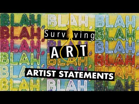 Writing a great artist statement