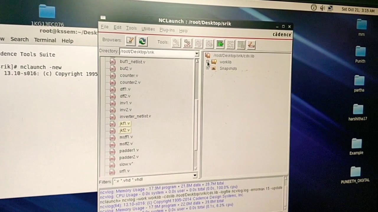 VLSI LAB- Digital part( simulation and synthesis)