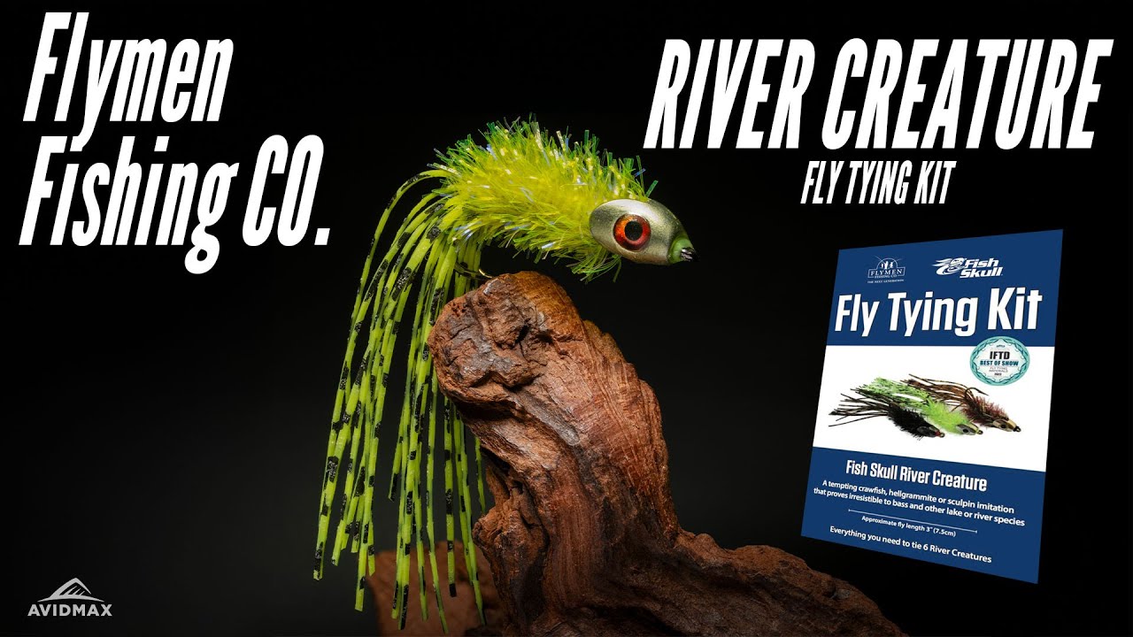 How to tie Flymen Fishing CO's Fish Skull River Creature | Fly Tying Tutorial
