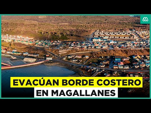 Evacúan borde costero en Magallanes por alerta de tsunami tras sismo 7.5 en extremo sur de Chile