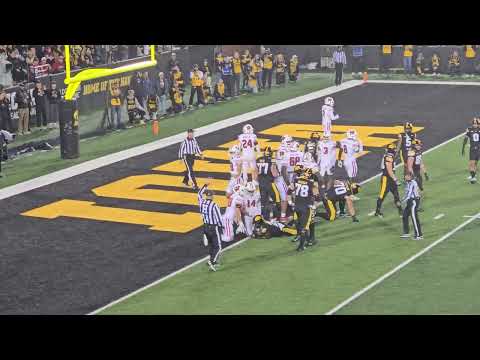 Brendan Sullivan TD Iowa vs Wisconsin