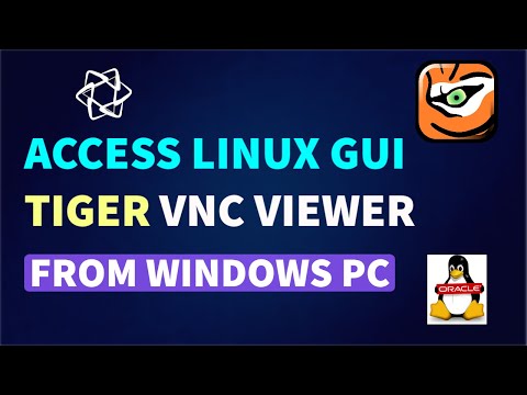 Access oracle cloud Linux using TightVNC Viewer