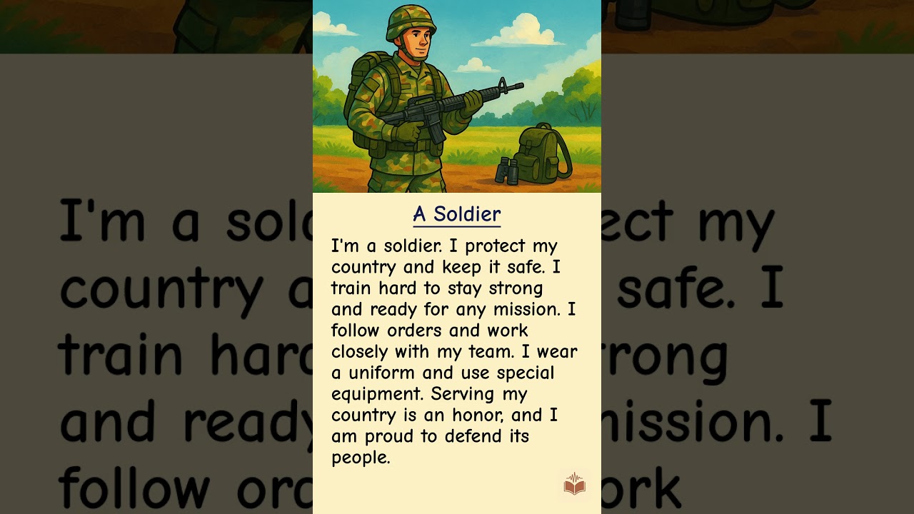A Soldier #englishreading #englishlistening #englishmerl