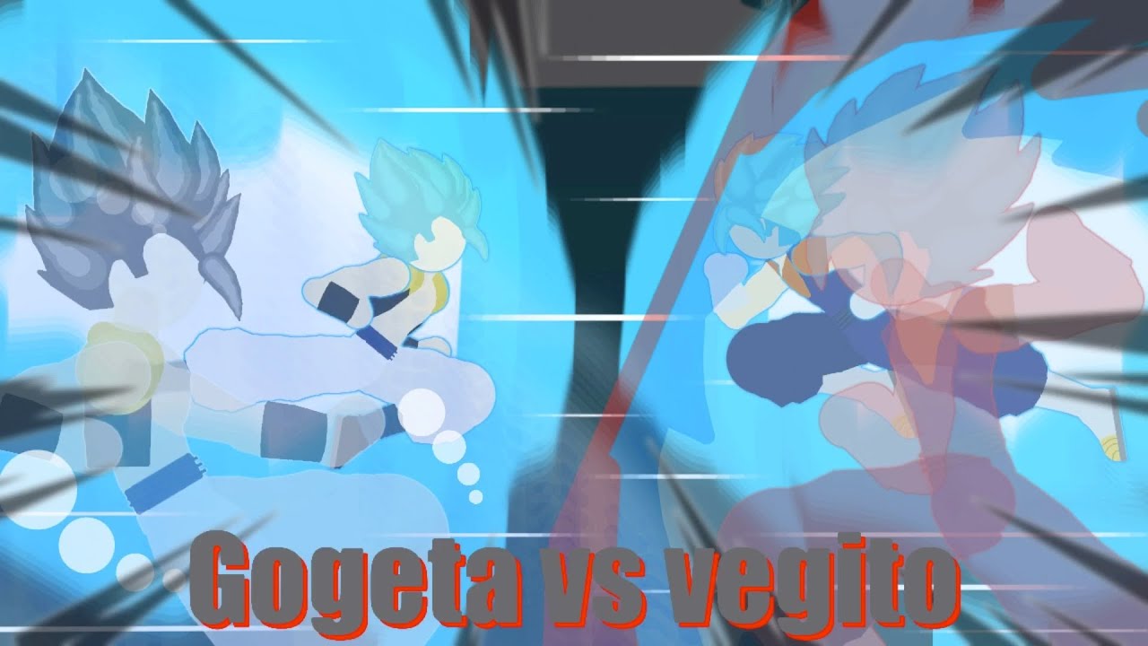 Gogeta blue vs vegito blue (stick nodes trailer)