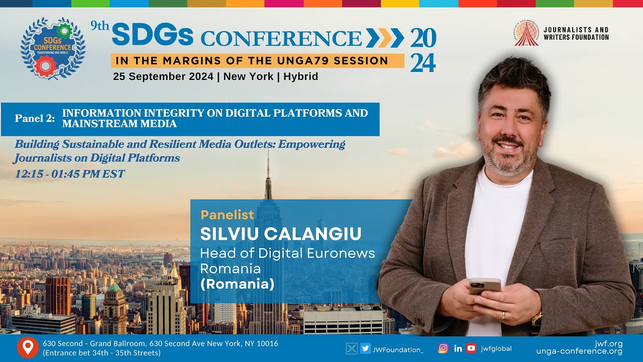 Silviu Calangiu – Panel 2: SDGs Conference 2024: In the Margins of the UNGA79