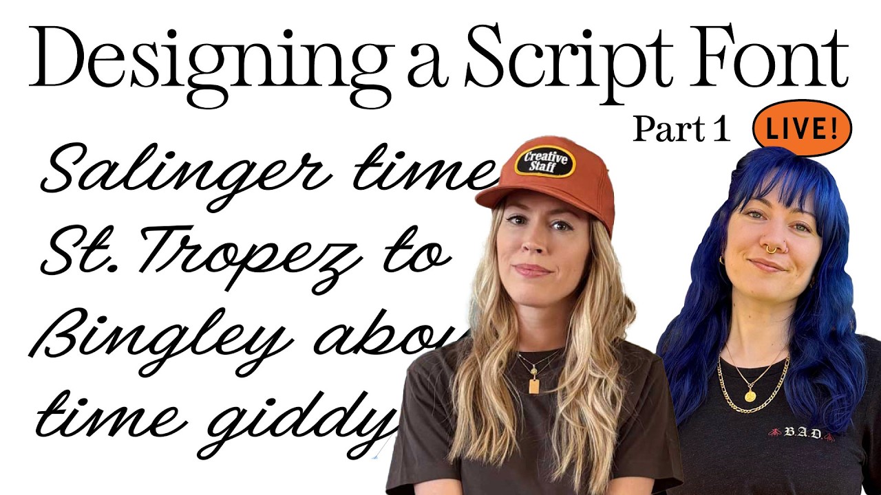 Designing a Script Font Part 1: Live Type Design w/ Hoodzpah