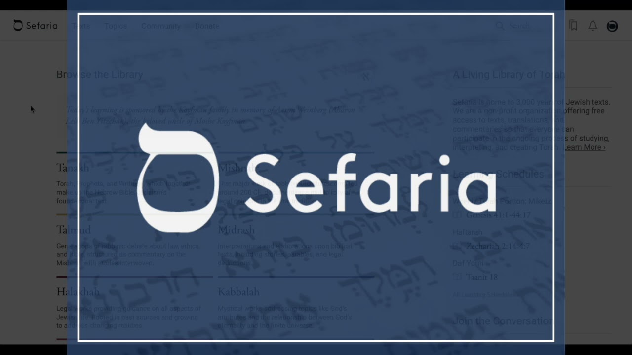 An Introduction to Sefaria