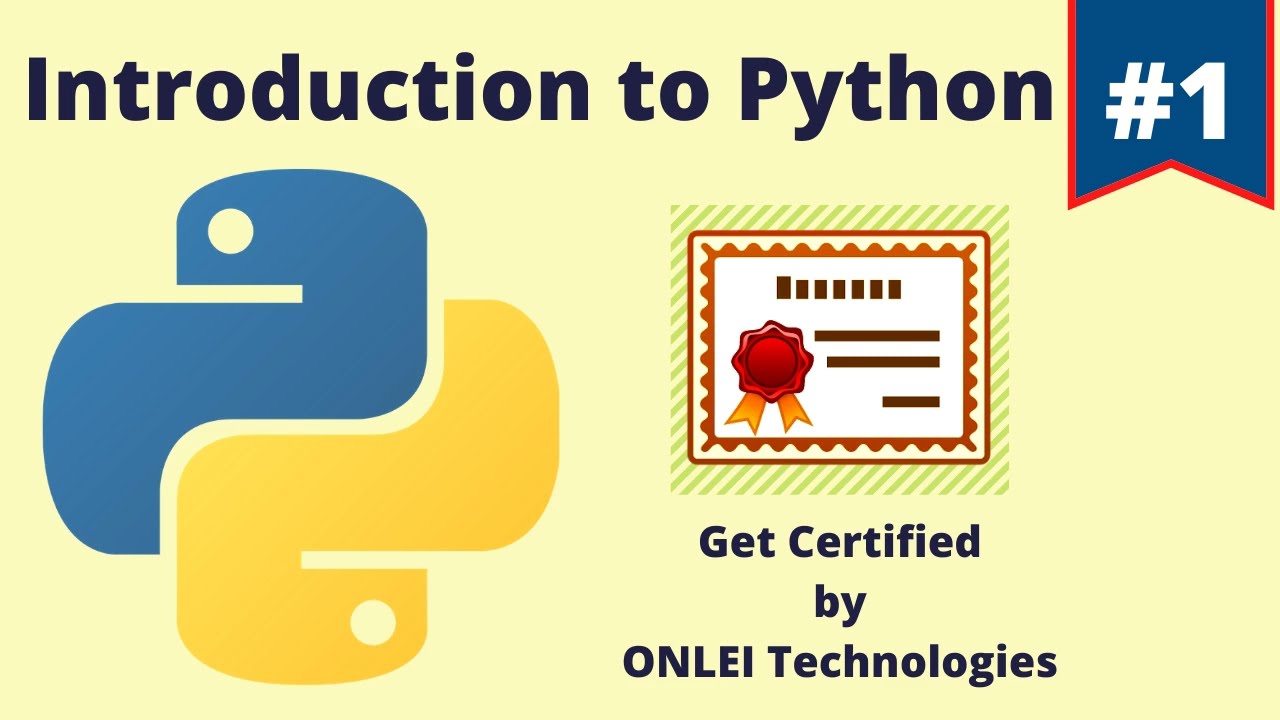 Introduction to Python #1 | ONLEI Technologies