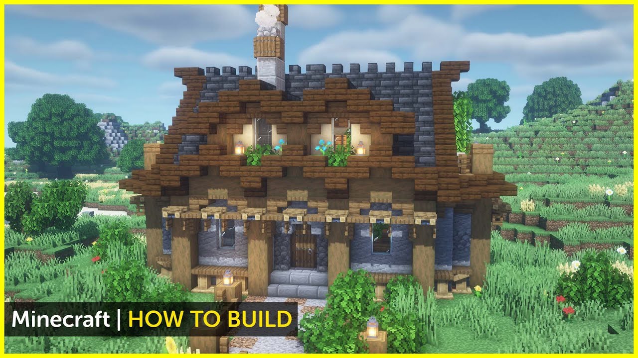 Minecraft - Villager Houses - Fisherman's House Tutorial - Minecraft ...