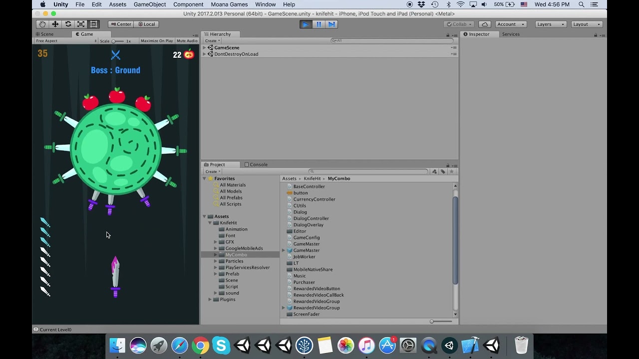 Knife Hit Unity Clone-sell source code
