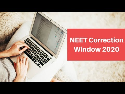 NEET Correction Window 2020 Started by NTA