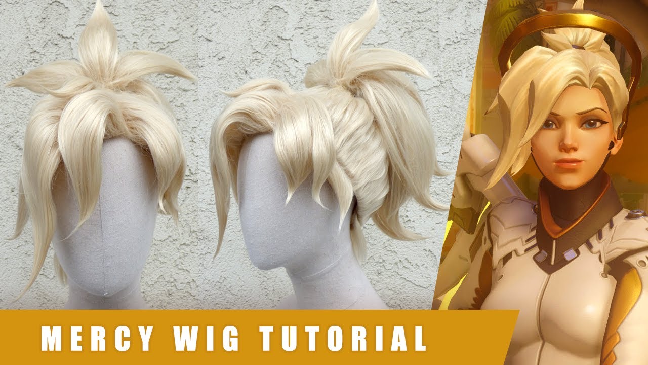 Mercy Wig Tutorial | How to Add Volume to a Wig for Overwatch Cosplay