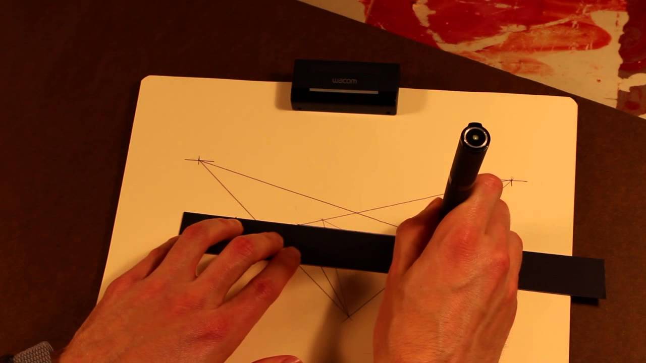 Perspective Intermediate 6: Projecting a Triangular Solid