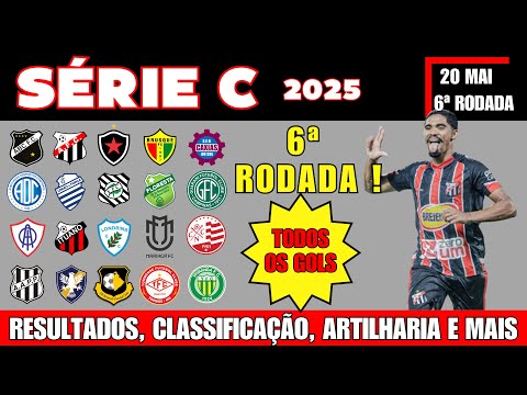 💥⚽ BRASILEIRÃO SÉRIE C - Resultados, GOLS, Classificação ATUALIZADA e Artilharia!