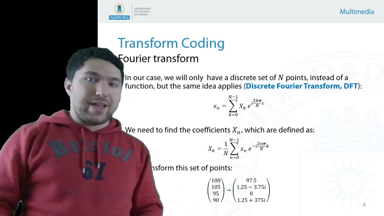 Multimedia: Transform coding