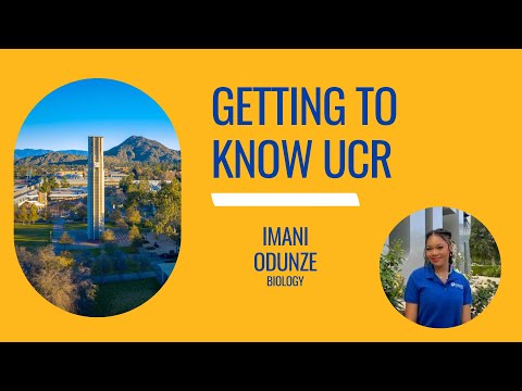 Getting to Know UCR: Imani Odunze