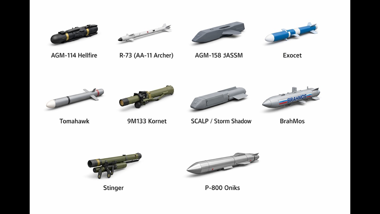 10 Missile Types Explained